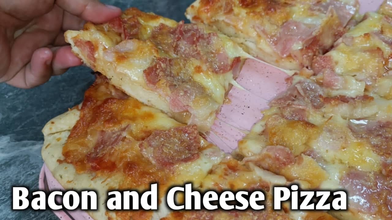 Over Load Cheese and Bacon Pizza by mhelchoice Madiskarteng Nanay - YouTube