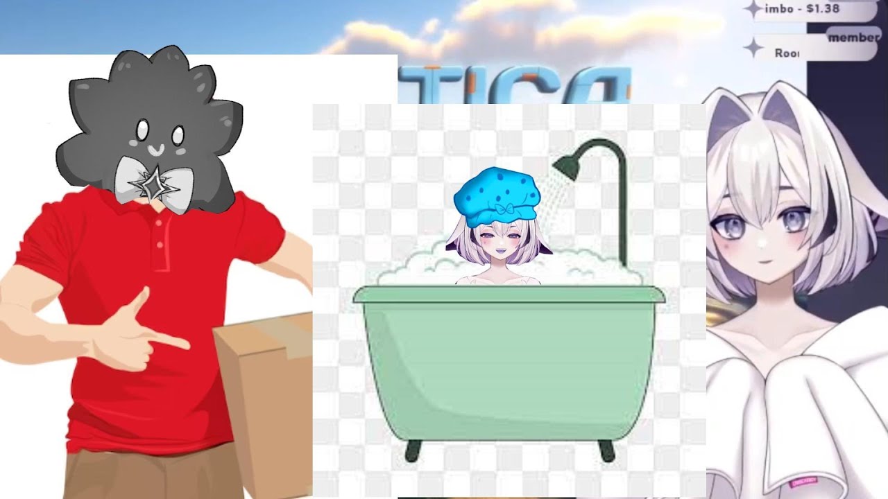 Kilia opens the door with just her blanket on to a delivery guy [EIEN ...