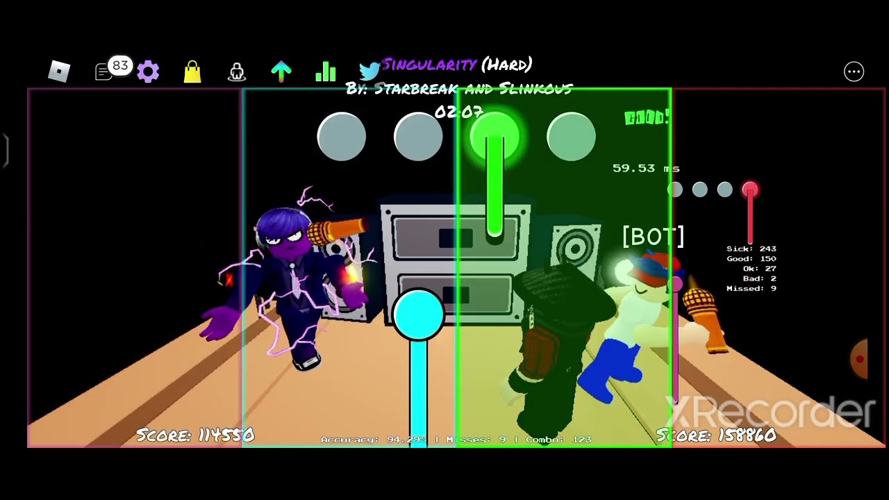 cosplay void fnf in Roblox funky friday but 1 song singulartty - YouTube