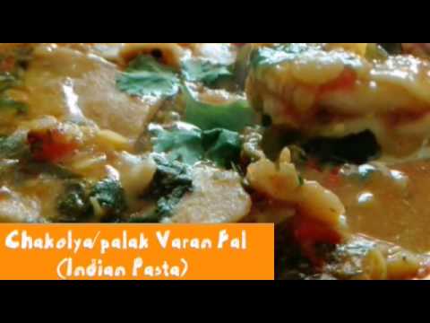Chakolya/palak Varan Fal (Indian Pasta with spinach)😋 - YouTube