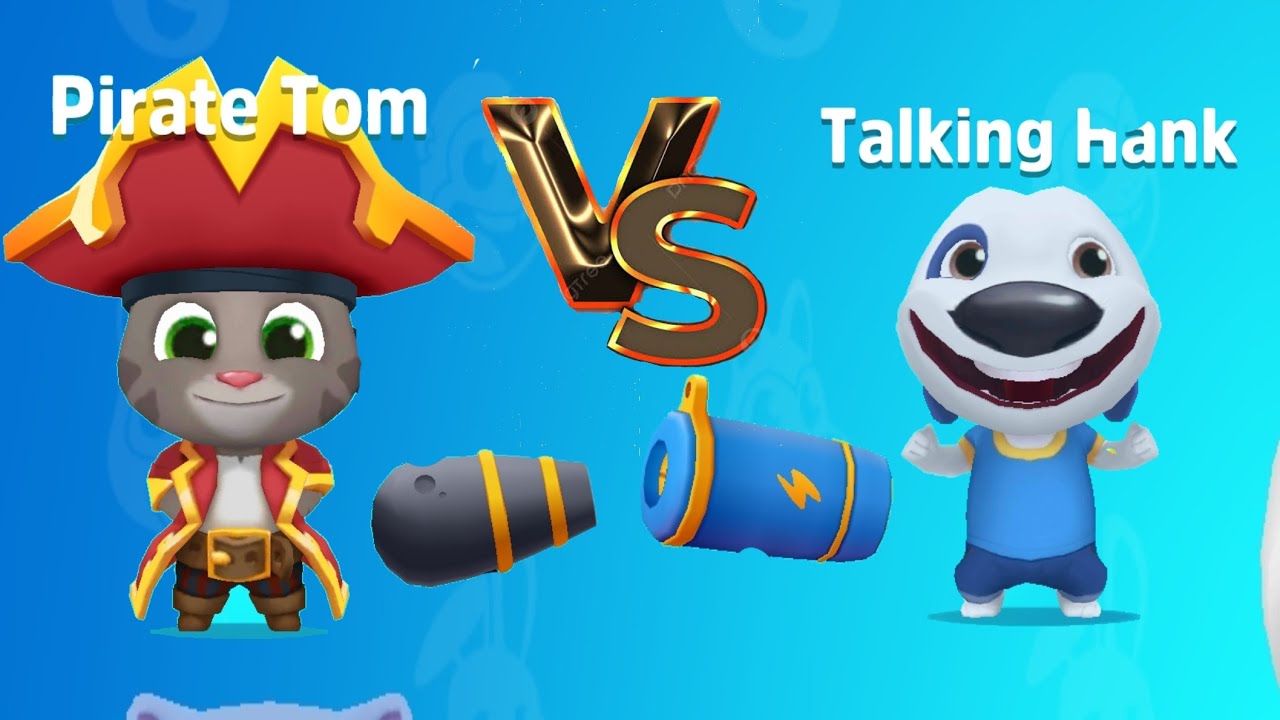 SPLASH: TALKING PIRATE TOM vs TALKING HANK 👍😄 gameplay top - YouTube