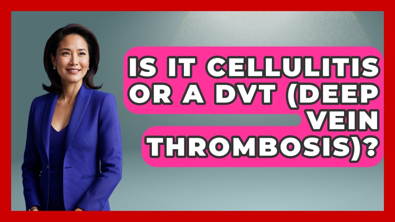 Is It Cellulitis Or A DVT (Deep Vein Thrombosis)? - First Response ...