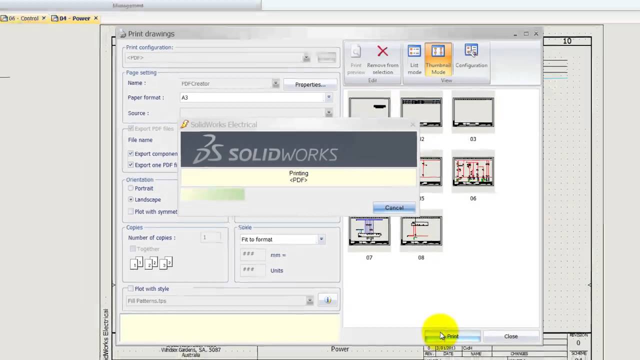 15. SolidWorks Electrical - How to Export to PDF - YouTube