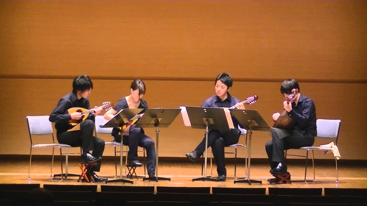 suite for Mandolin Quartet マンドリン四重奏団“カルネ” - YouTube