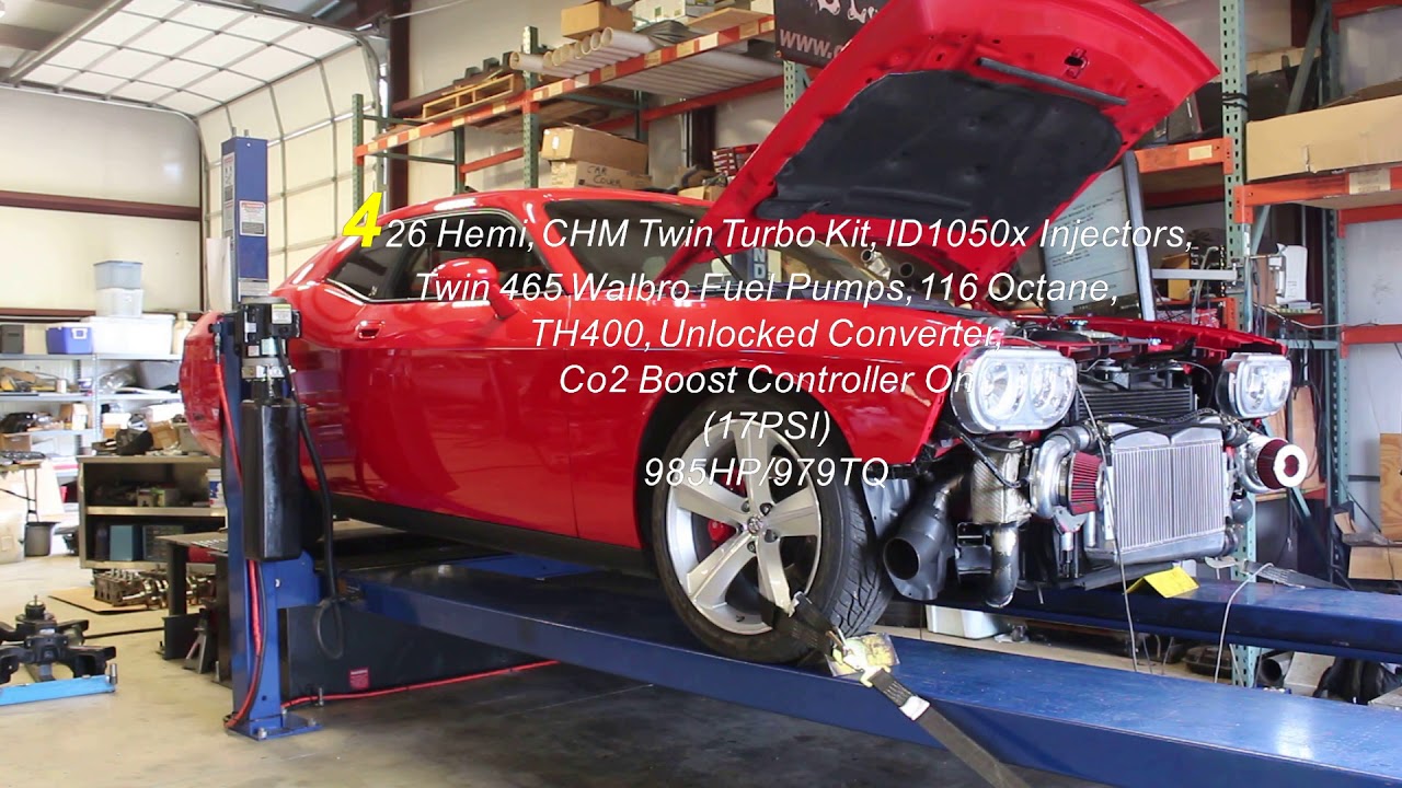 1000HP Twin Turbo Dodge Challenger On The Dyno & On the Streets - YouTube