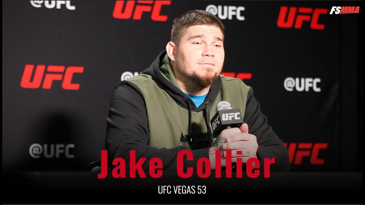 Jake Collier UFC Vegas 53 pre-fight media day interview - YouTube