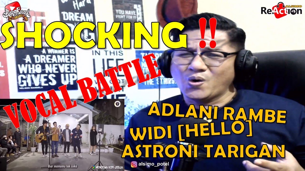 Widi Nugroho [HELLO BAND] Adu Vocal dengan Adlani Rambe & Astroni Pada ...
