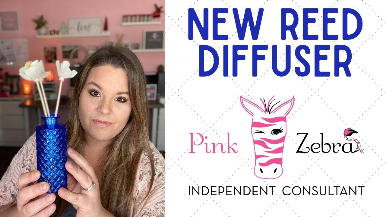 NEW Pink Zebra Blue Diamond Reed Diffuser | Independent Consultant ...