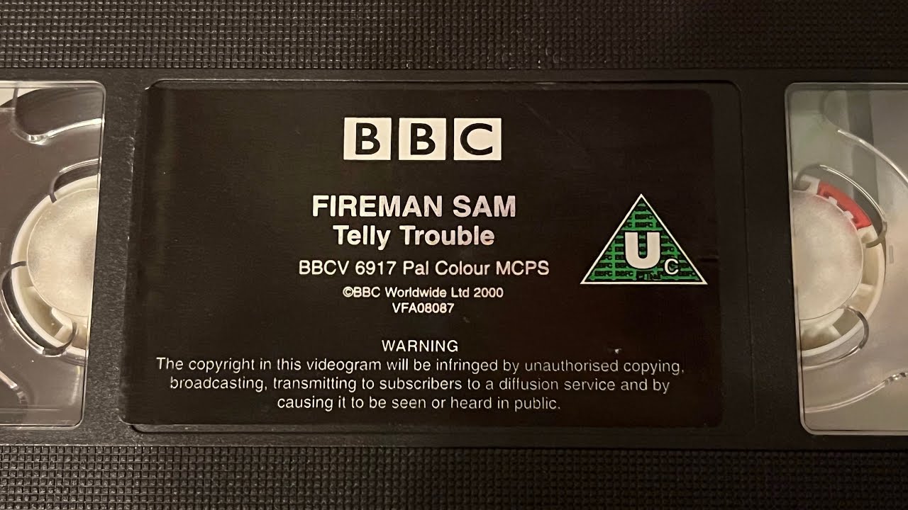 Closing to Fireman Sam’s Bumper Video: Telly Trouble! (2000) - YouTube