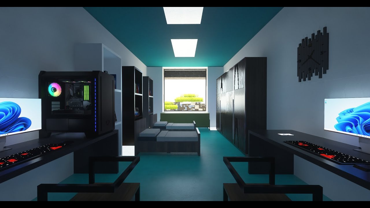 Minecraft Realistic Modern House - RayTracing 2022 GRAPHICS [4K] - YouTube