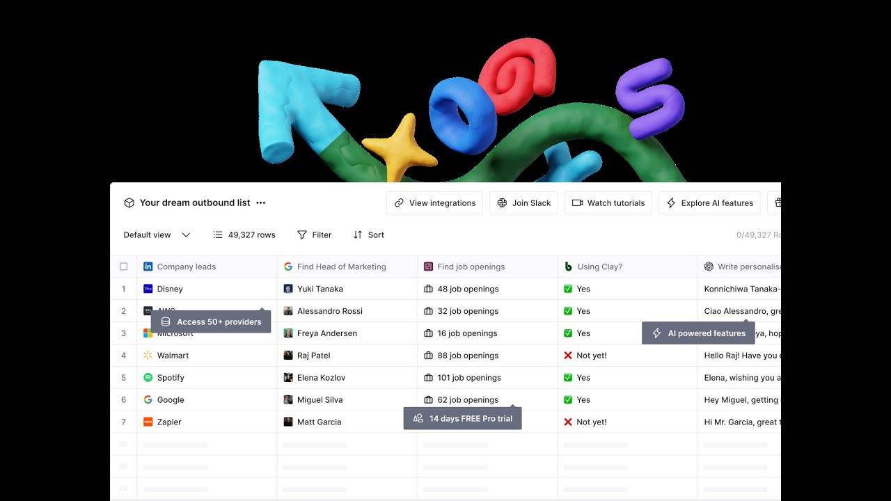 Simplest Tutorial on Clay Lead Generation Tool 2024 - YouTube