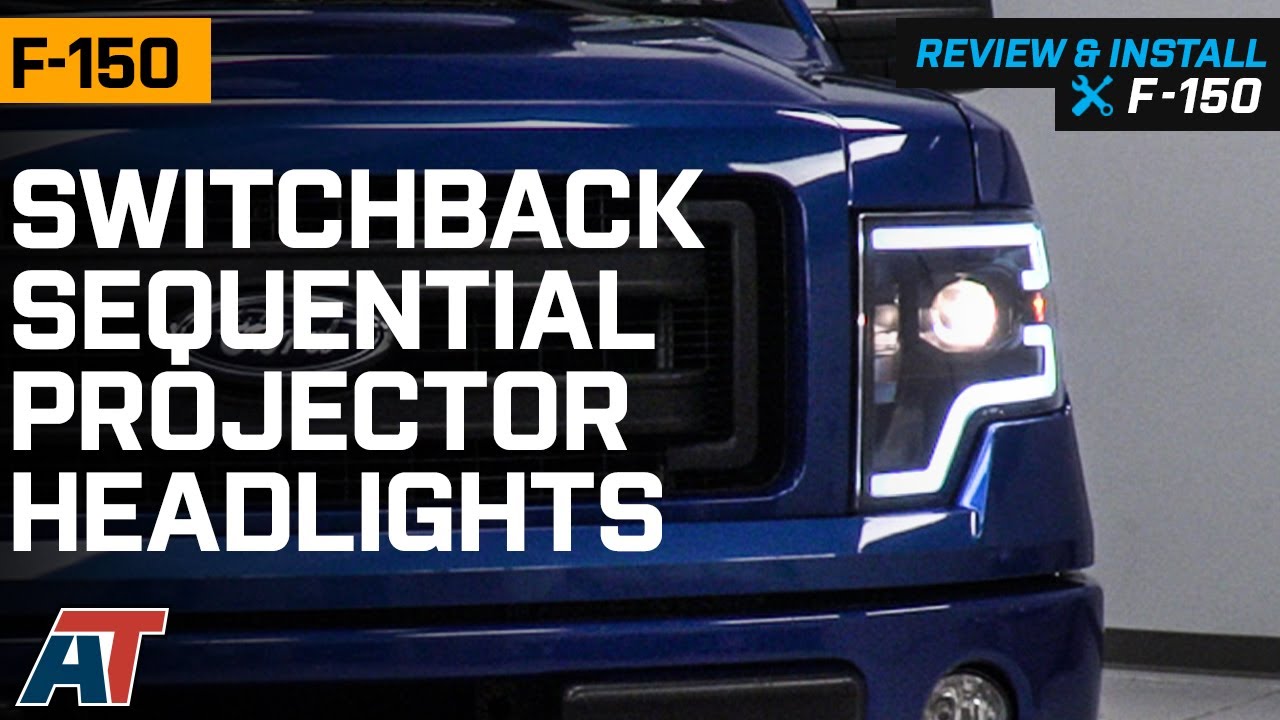 2009-2014 F-150 Switchback Sequential Turn Signal Projector Headlights ...