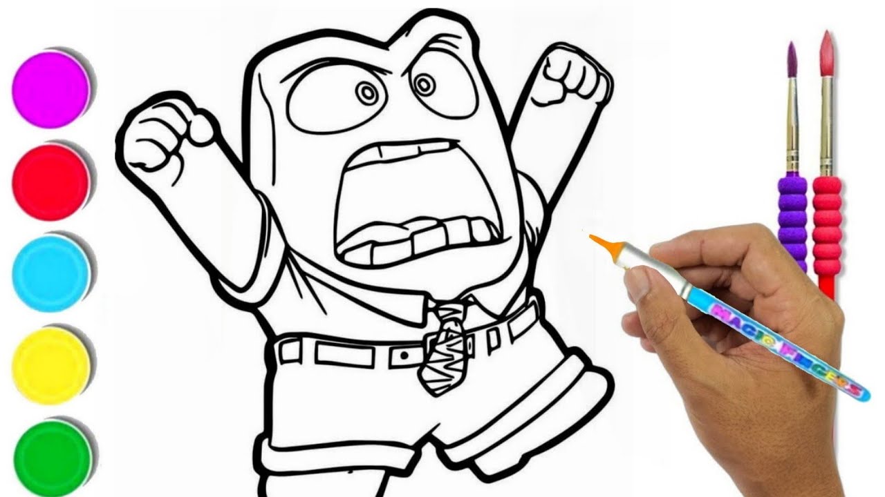 Inside Out 🔥 Drawing and Coloring Inside Out 🔥 How to Draw Inside Out ...