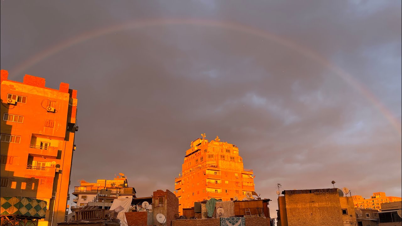 🌈🥺🤲🏻 Rainbow Outside my Window Today! - YouTube
