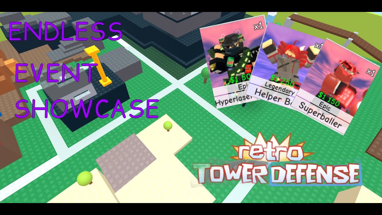 Retro Tower Defense Endless Event Showcase - YouTube