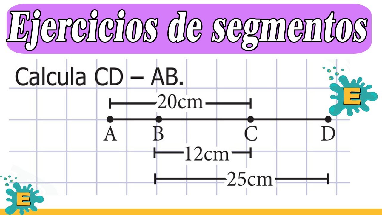 5 ejercicios básicos de segmentos - YouTube