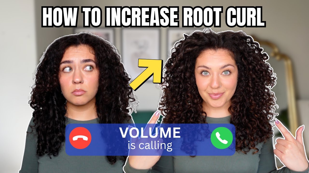 7 Tips for Curlier Roots | Volume Routine for Curly Hair - YouTube