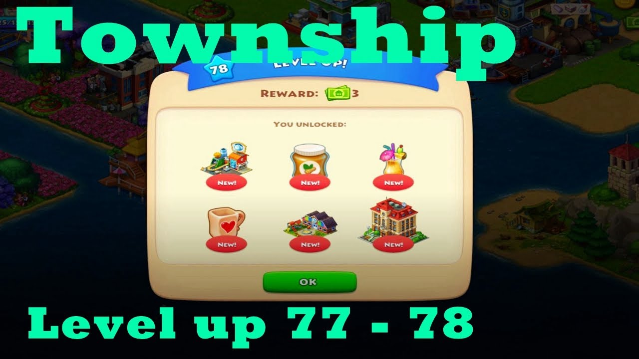 Township Level up 77 - 78 HD Walkthrough Routine| new goods buildings ...
