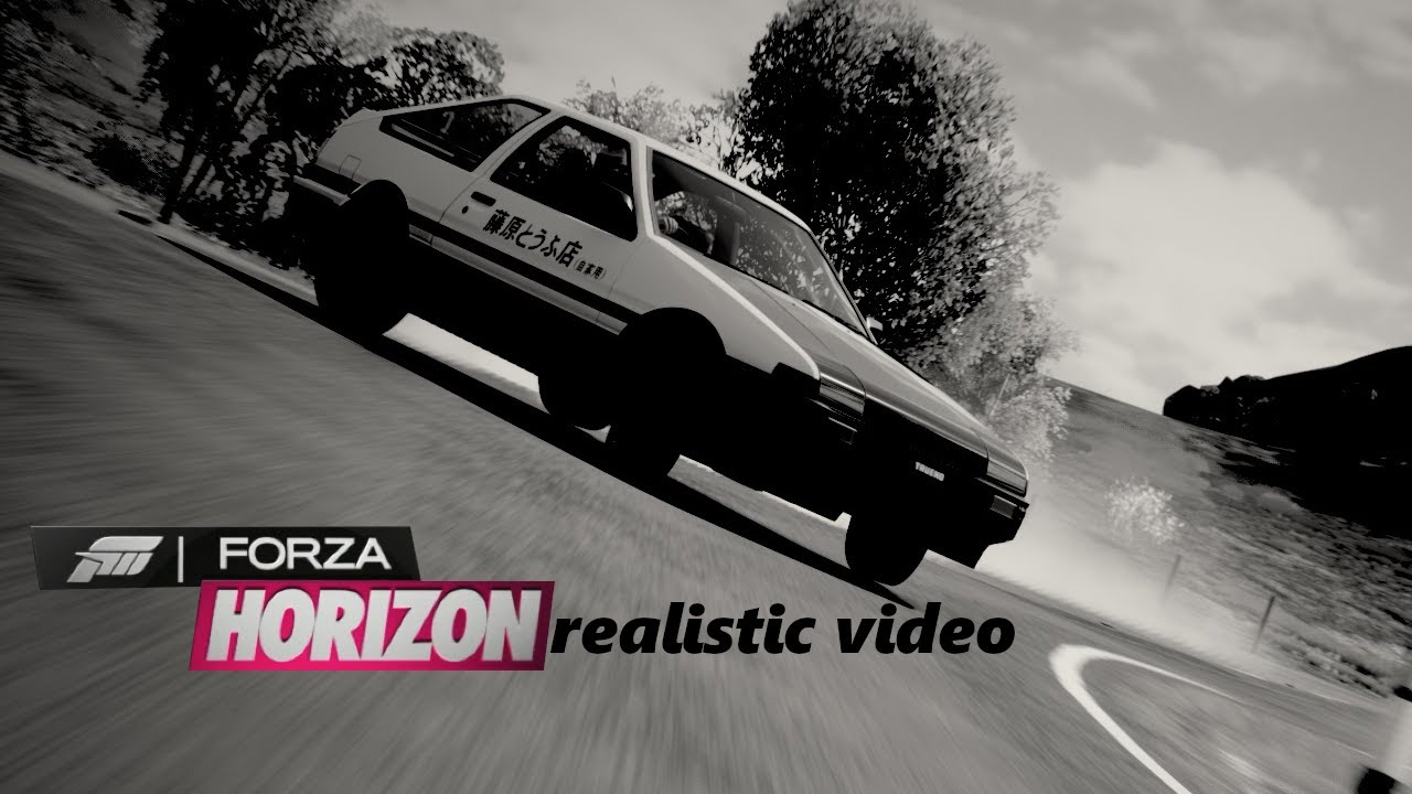 Forza realistic video (FH4, drift, touge, rally, drone) - YouTube