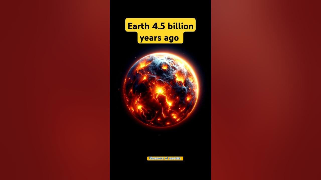 Earth 4.5 billion years ago || universe || space || galaxy || solar ...