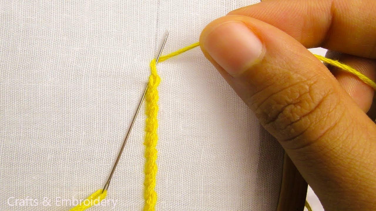 Basic Hand Embroidery Stitches Part 02 Step by Step Tutorial Crafts ...