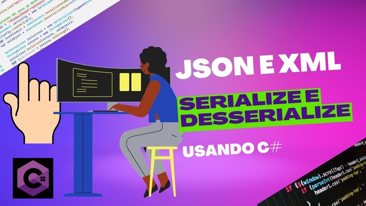 COMO SERIALIZAR E DESSERIALIZAR JSON E XML EM C# - YouTube