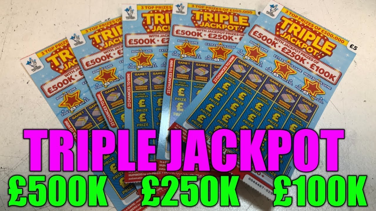 THE NEW TRIPLE JACKPOT SCRATCHCARD - YouTube