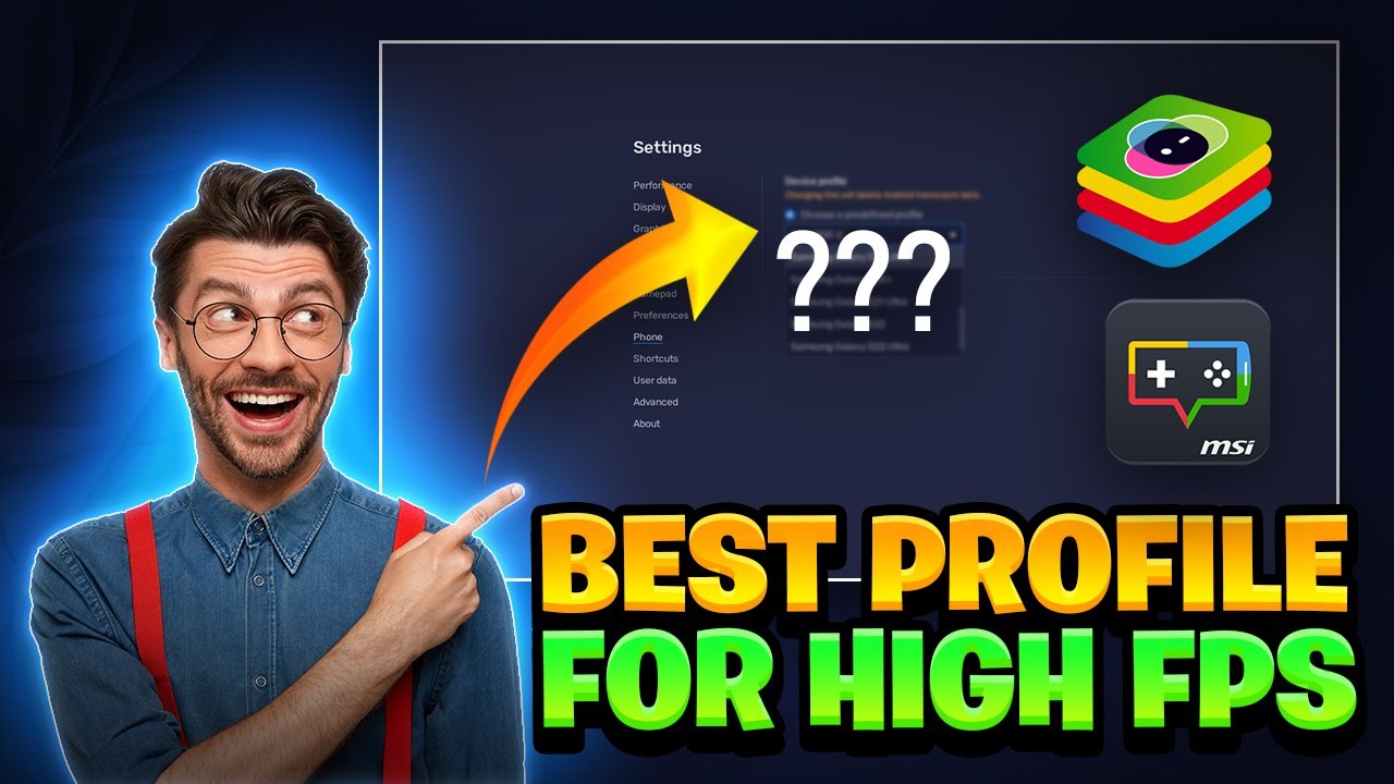 Best Device Profile Settings for Free Fire Bluestacks 5 | Msi 5 - YouTube