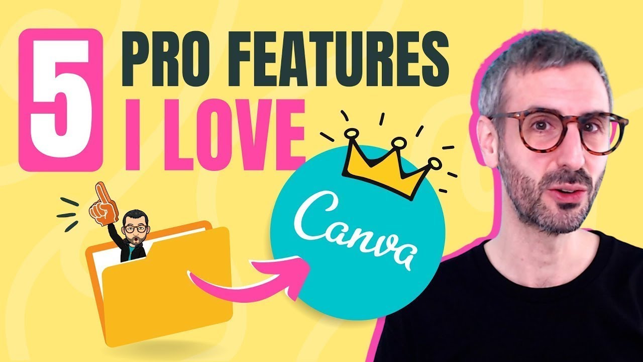 My 5 Favorite Canva Pro Features 👑 - YouTube
