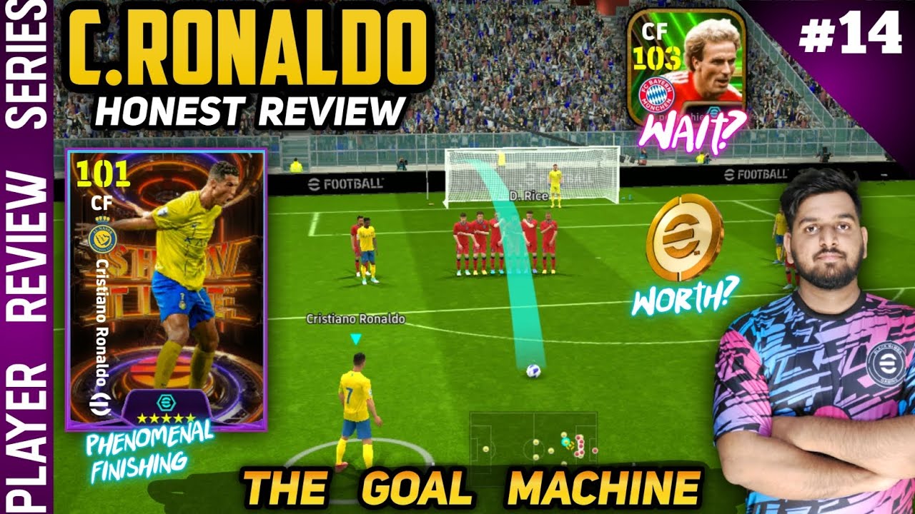 C.Ronaldo Player Review E-FOOTBALL 24🔥 | Goal Machine | 95 Finishing ...
