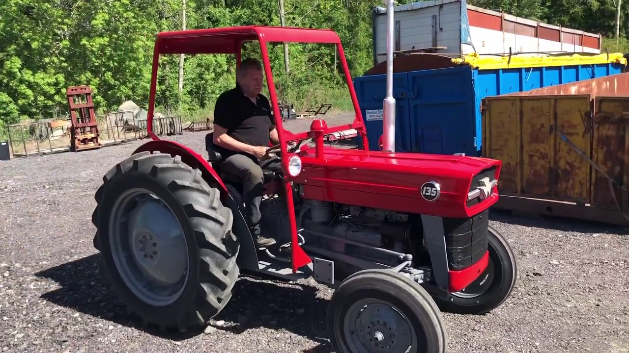 Köp Veterantraktor Massey Ferguson 135 Multipower på Klaravik - YouTube