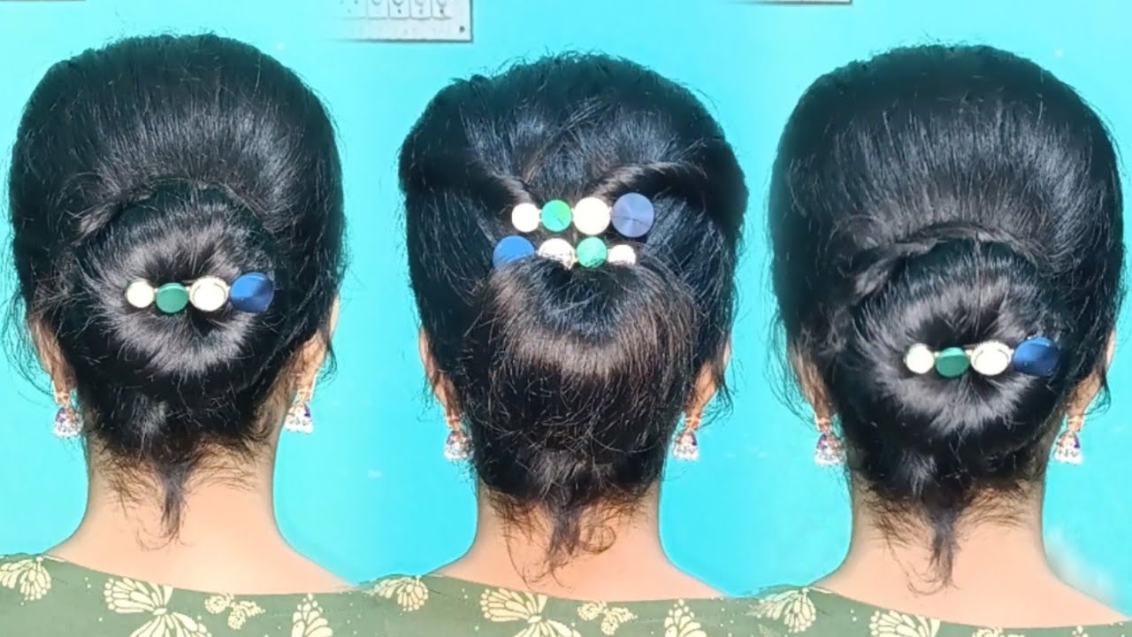 Simple & Beautiful Hair Style Girl Daily Use | Very Easy Juda Hairstyle ...