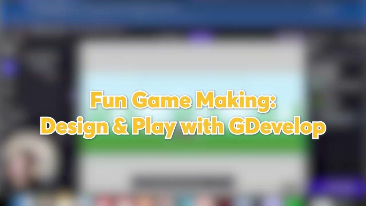 Design & Play with #GDevelop: Adding Objects and Sharing Your Game Pt.2 - YouTube