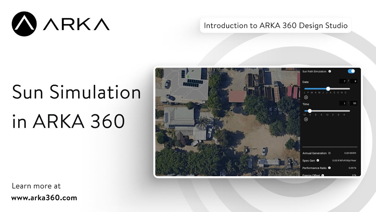 Sun Simulation in ARKA 360 - YouTube