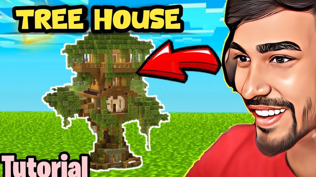 @TechnoGamerzOfficial Tree House Tutorial | How to make tree house like ...