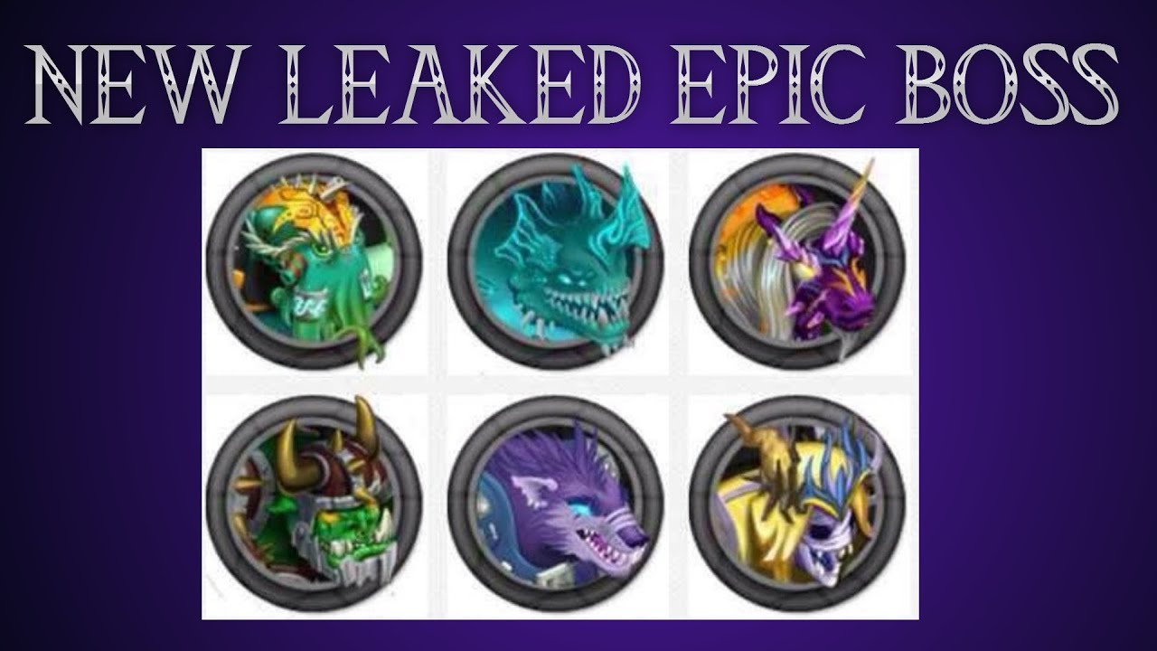 Knights and Dragons - EPIC RAID BOSSES + 4 Epic Bosses Leaked - YouTube