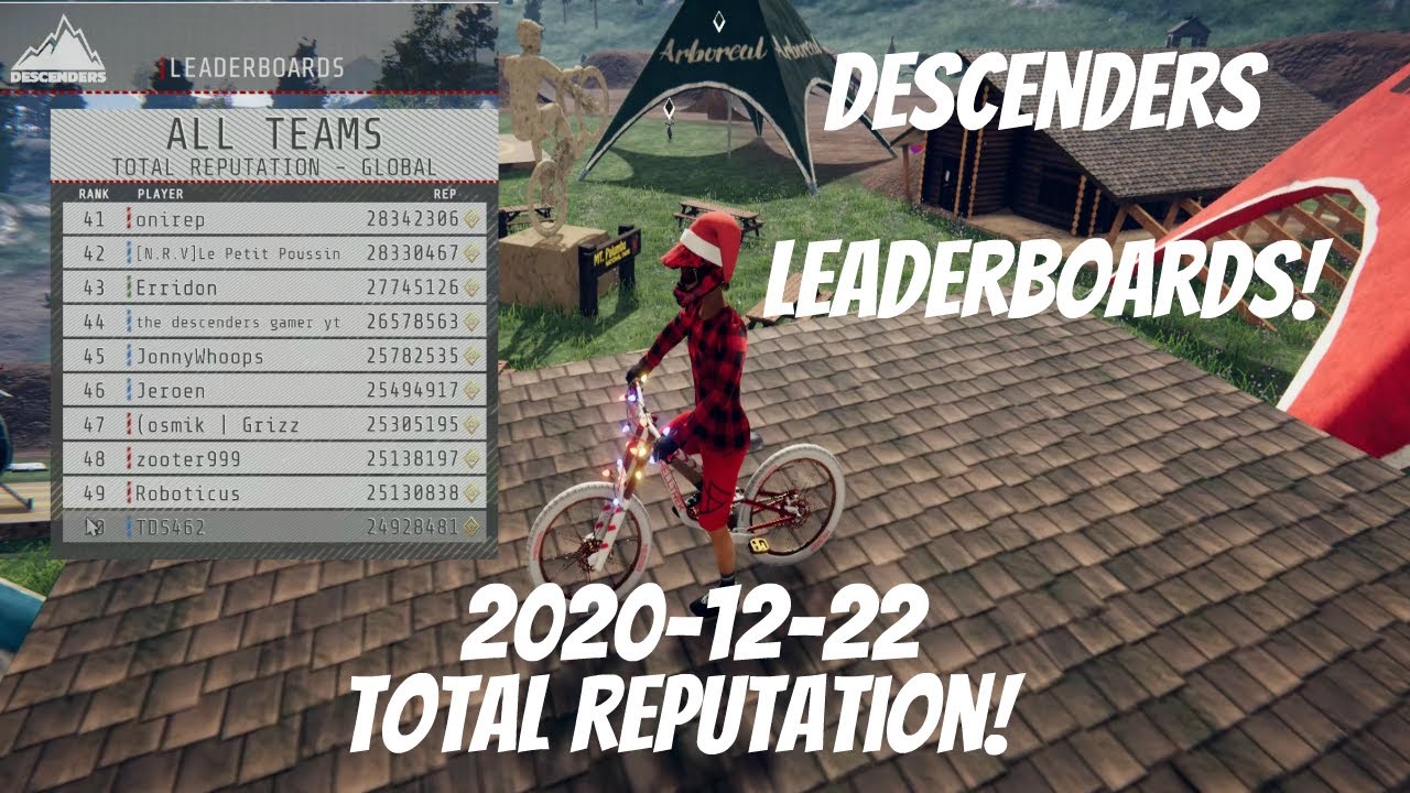 Descenders - Total Reputation - Top 100 List (2020-12-22) - YouTube
