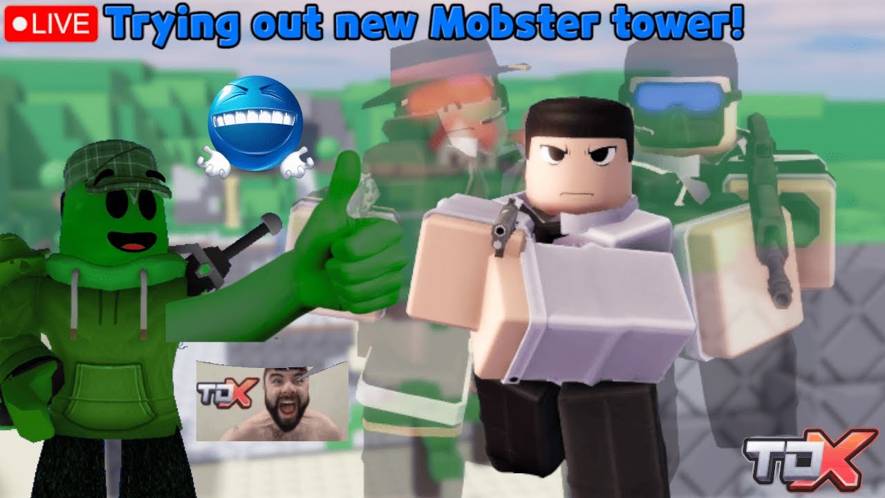 (Live 🔴) Trying out the NEW MOBSTER TOWER IN TDX!! (102) - YouTube