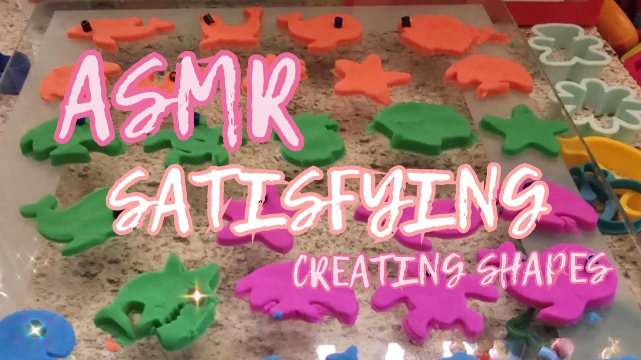 ASMR SATISFYING CREATING FUN ANIMALS OUT OF MAGIC SAND #shape # ...