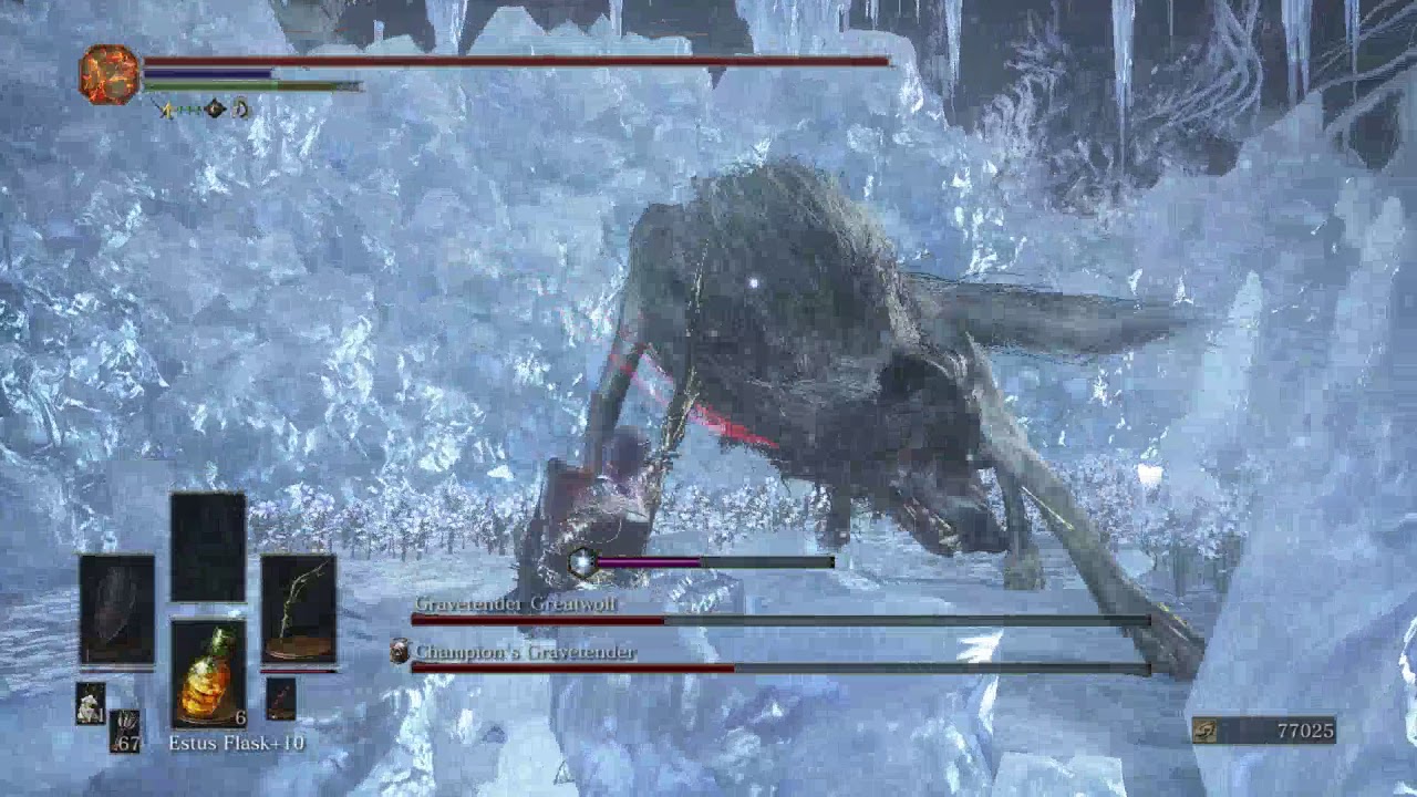 Dark Souls 3 Darkmoon Longbow only Champion's Gravetender & Gravetender ...