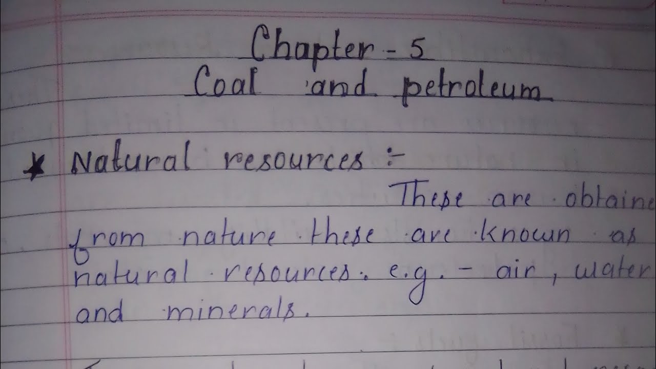 NCERT science book class 8 chapter 5 coal and petroleum notes - YouTube