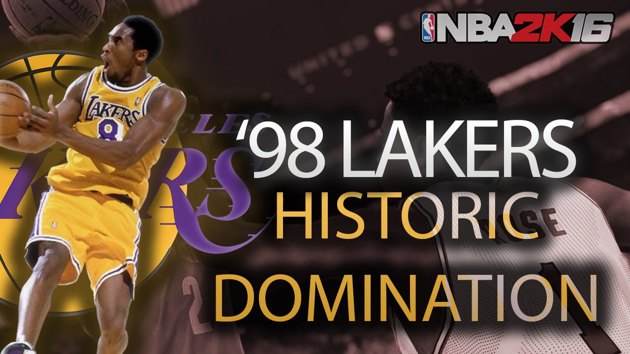 NBA 2k16 My Team - Historic Domination vs '98 Lakers [1080p 60fps ...