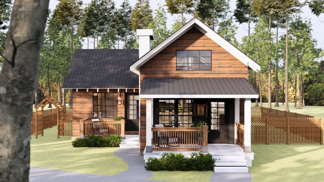 (800sqft )The Perfect Small House with a Loft! - YouTube