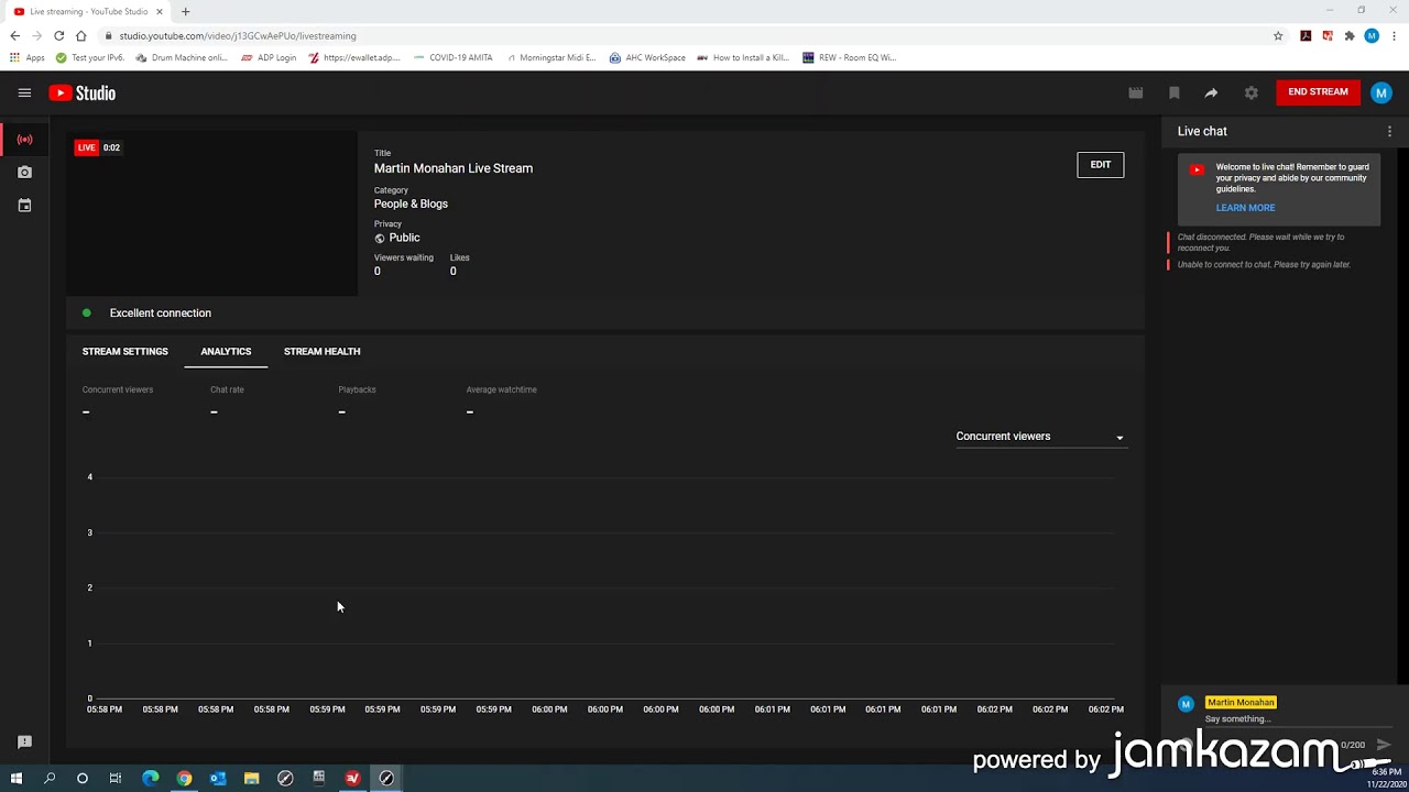 Martin Monahan Live Stream - YouTube