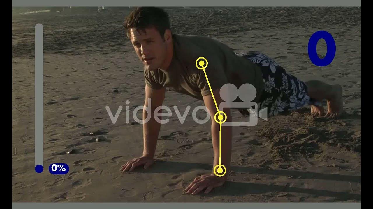 Push-ups counting with yolov7-pose estimation and OpenCV - YouTube