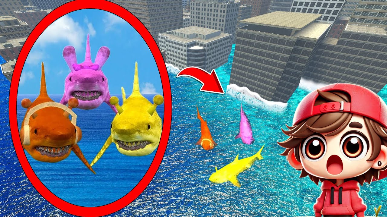 Meine Drohne hat den MEGALODON im echten Leben in Garry's Mod - YouTube