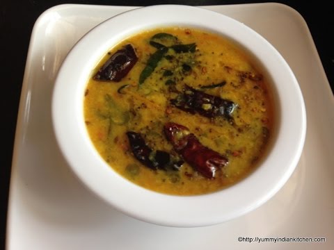 Dal Recipe Indian with Kulfa Leaves,Tomatoes and Tadka - YouTube