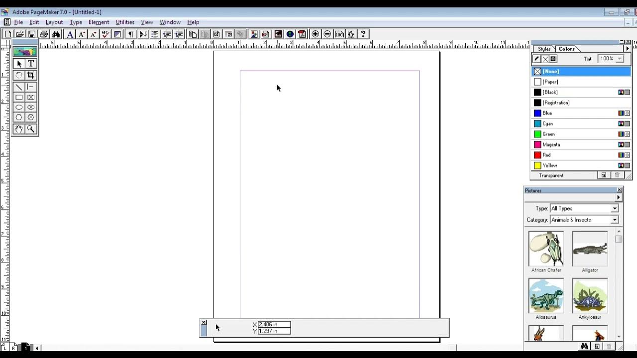 Pointer & Text Tool Work In Page maker#pagemaker #graphics #graphic_design #graphicdesign ...