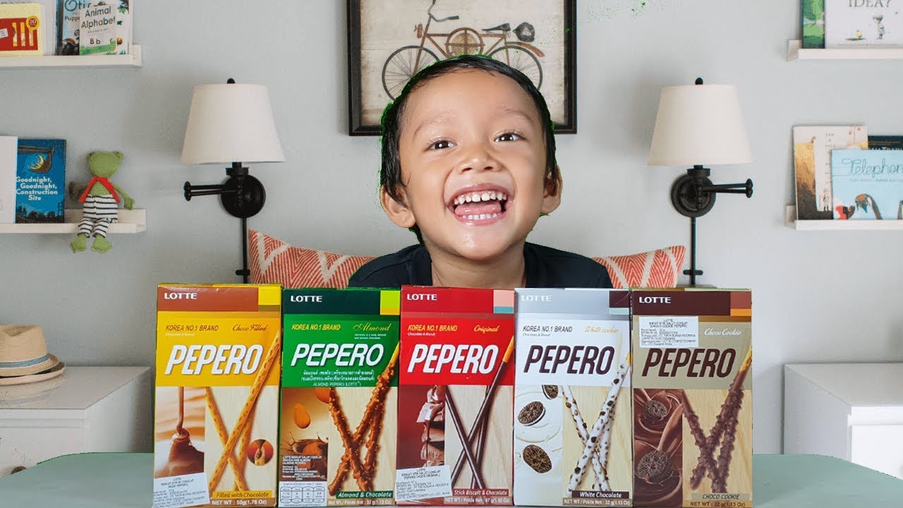 Review Pepero All Flavour - YouTube