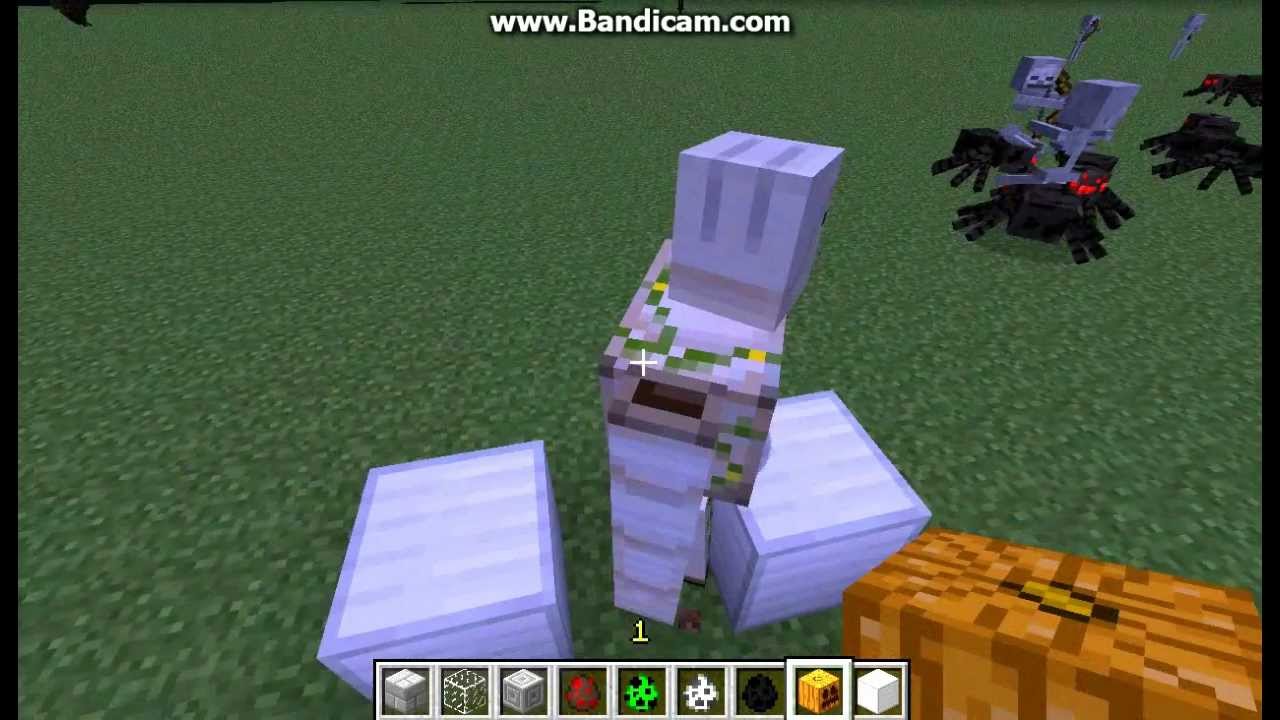 Minecraft 9 and a half minutes of golem killing SO EPIC - YouTube